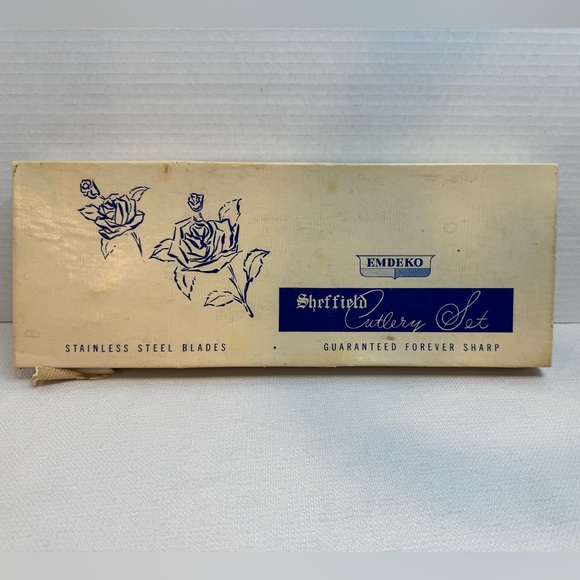 Emdeko | Kitchen | Vintage Emdeko Sheffield Cutlery Set Stainless Steel ...